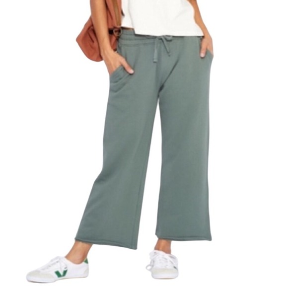Pact | Pants & Jumpsuits | Pact Organic Cotton Sea Green Wide Leg ...